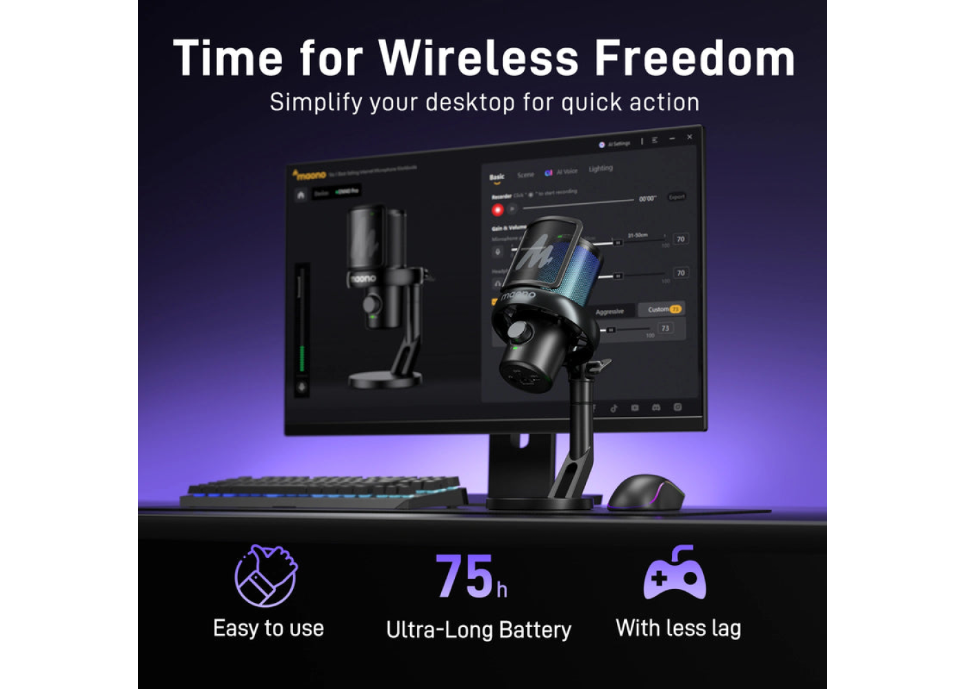 Maono DM40 Pro USB/Wireless Microphone Price in BD