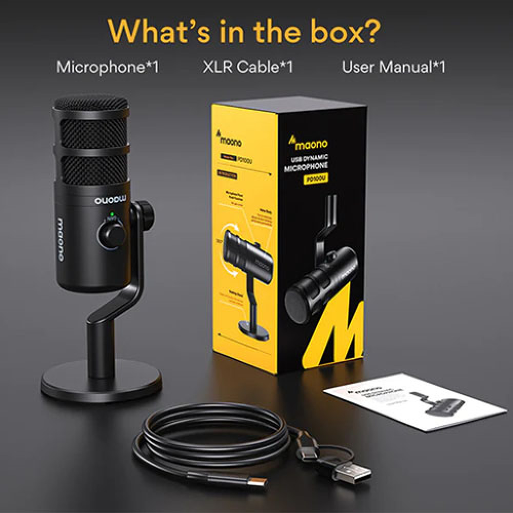 MAONO PD100U Dynamic USB Microphone Price in BD