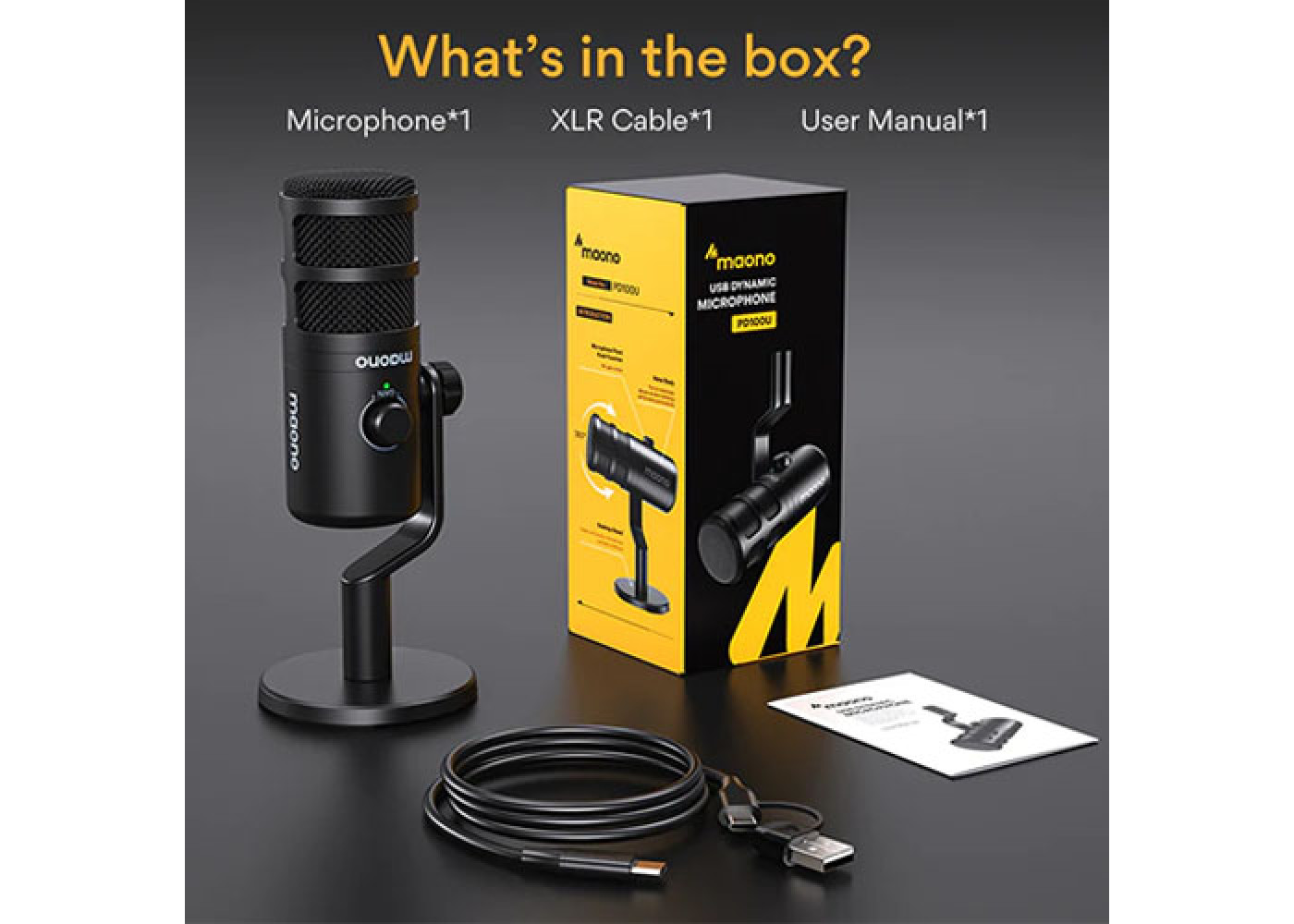 MAONO PD100U Dynamic USB Microphone Price in BD