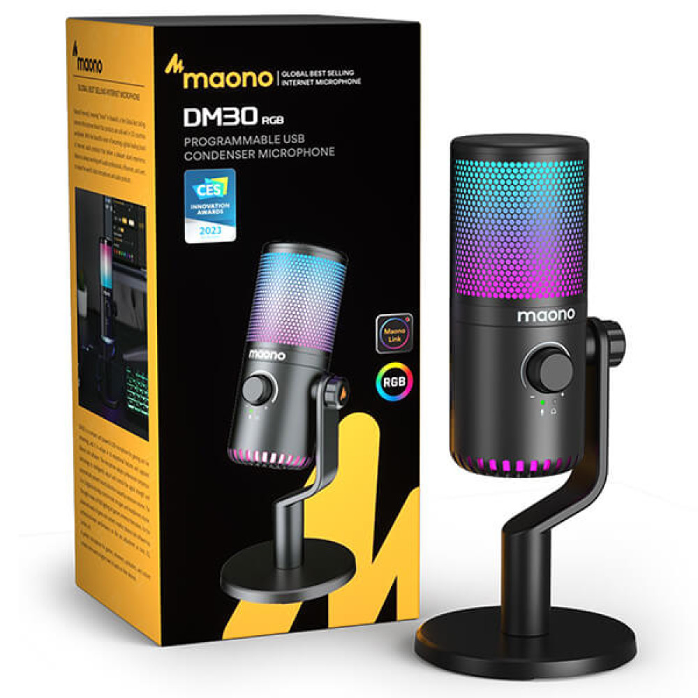 MAONO DM30 RGB USB Gaming Microphone Price in BD