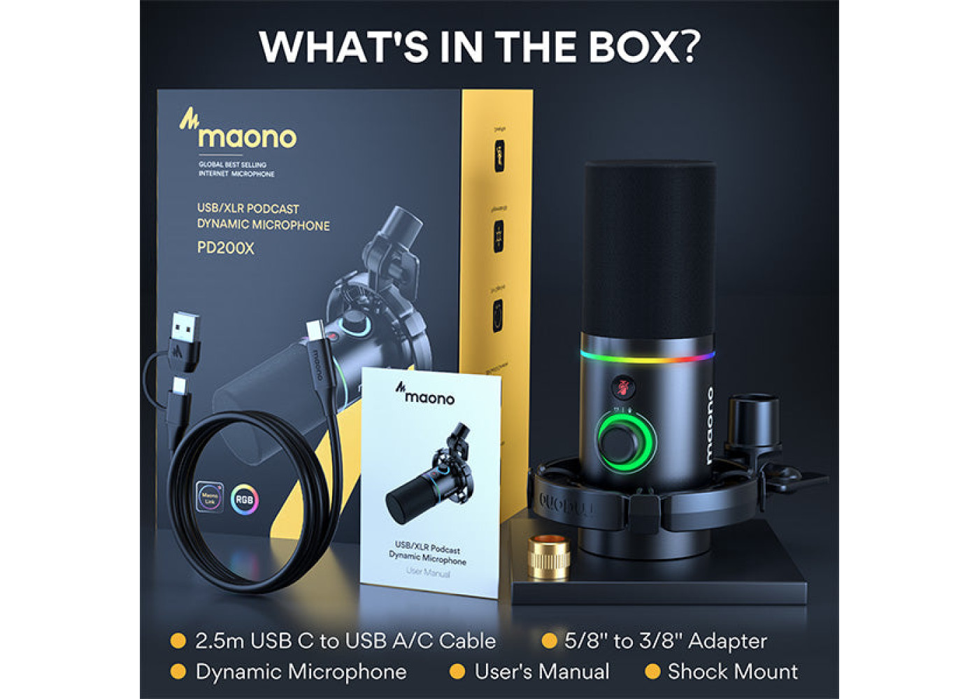 MAONO PD200X Dynamic Microphone Price in BD